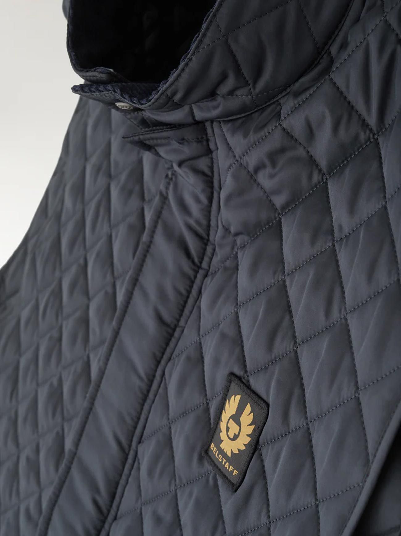 Belstaff Mens Dark Navy Icon Gilet | Designerwear