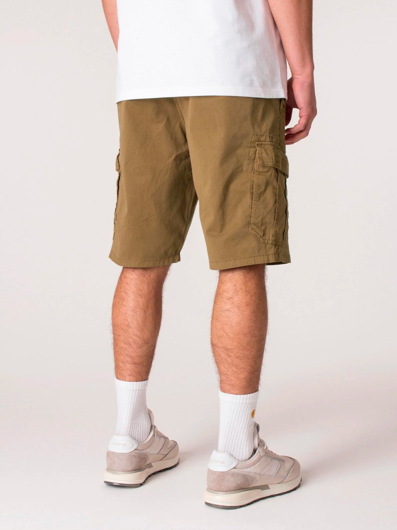 BOSS Open Beige Sisla Cargo Shorts | Designerwear | Buy Now Pay Later with ZipPay