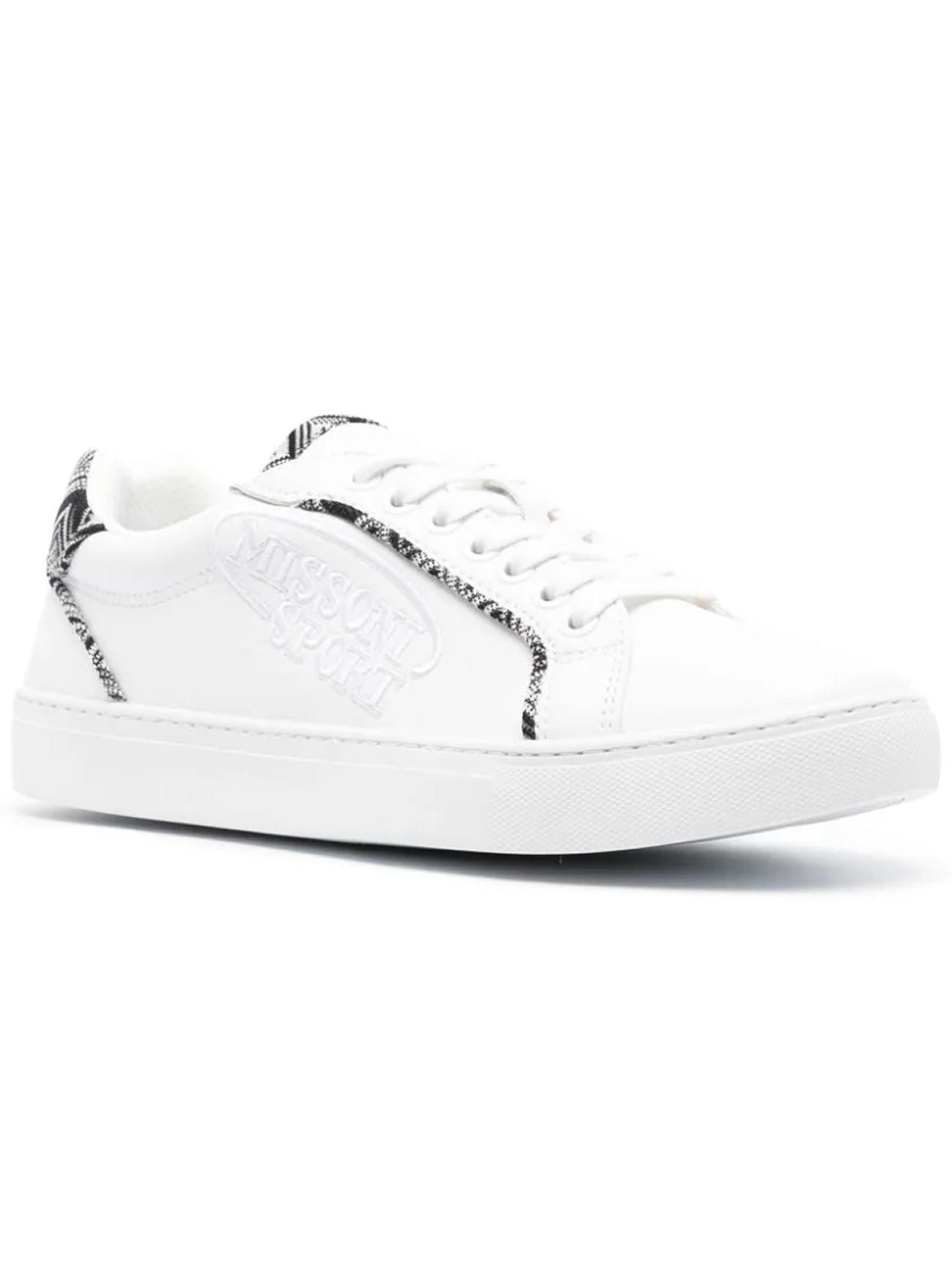 Missoni Womens White Stancap Trainer | Designerwear