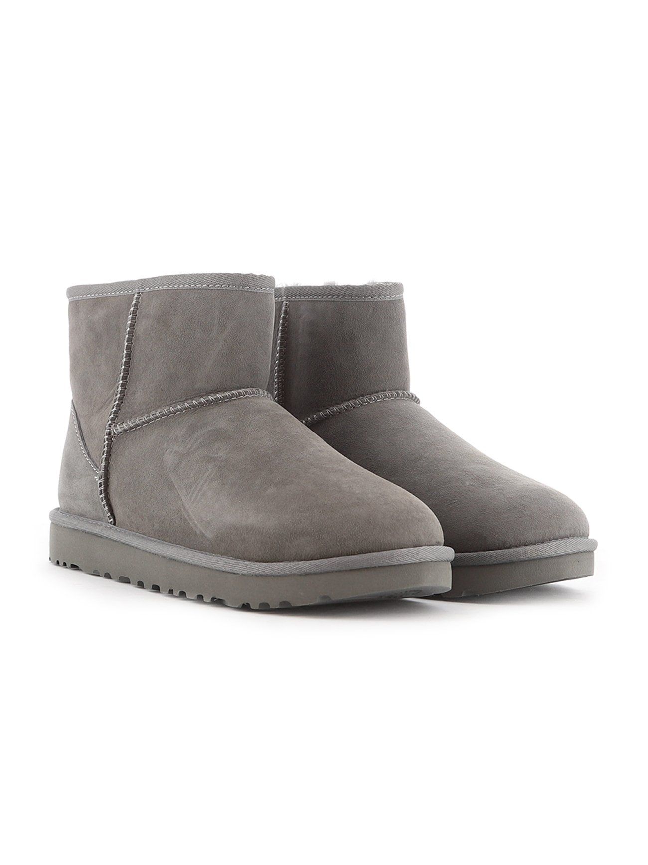 UGG Grey Classic Mini II Boot | Designerwear | Hassle Free Returns