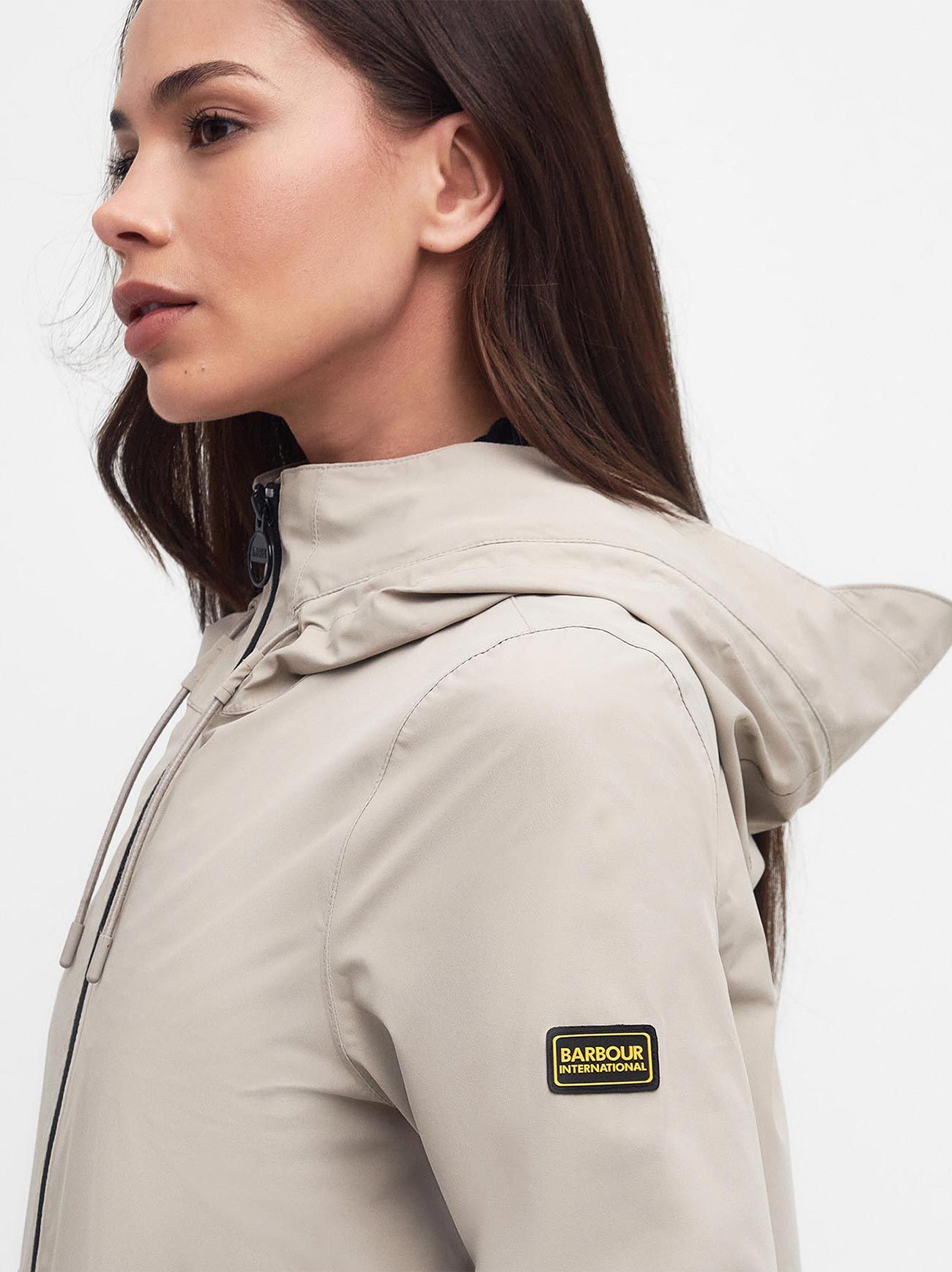 Barbour Womens Oat Black Diver Jacket | Designerwear