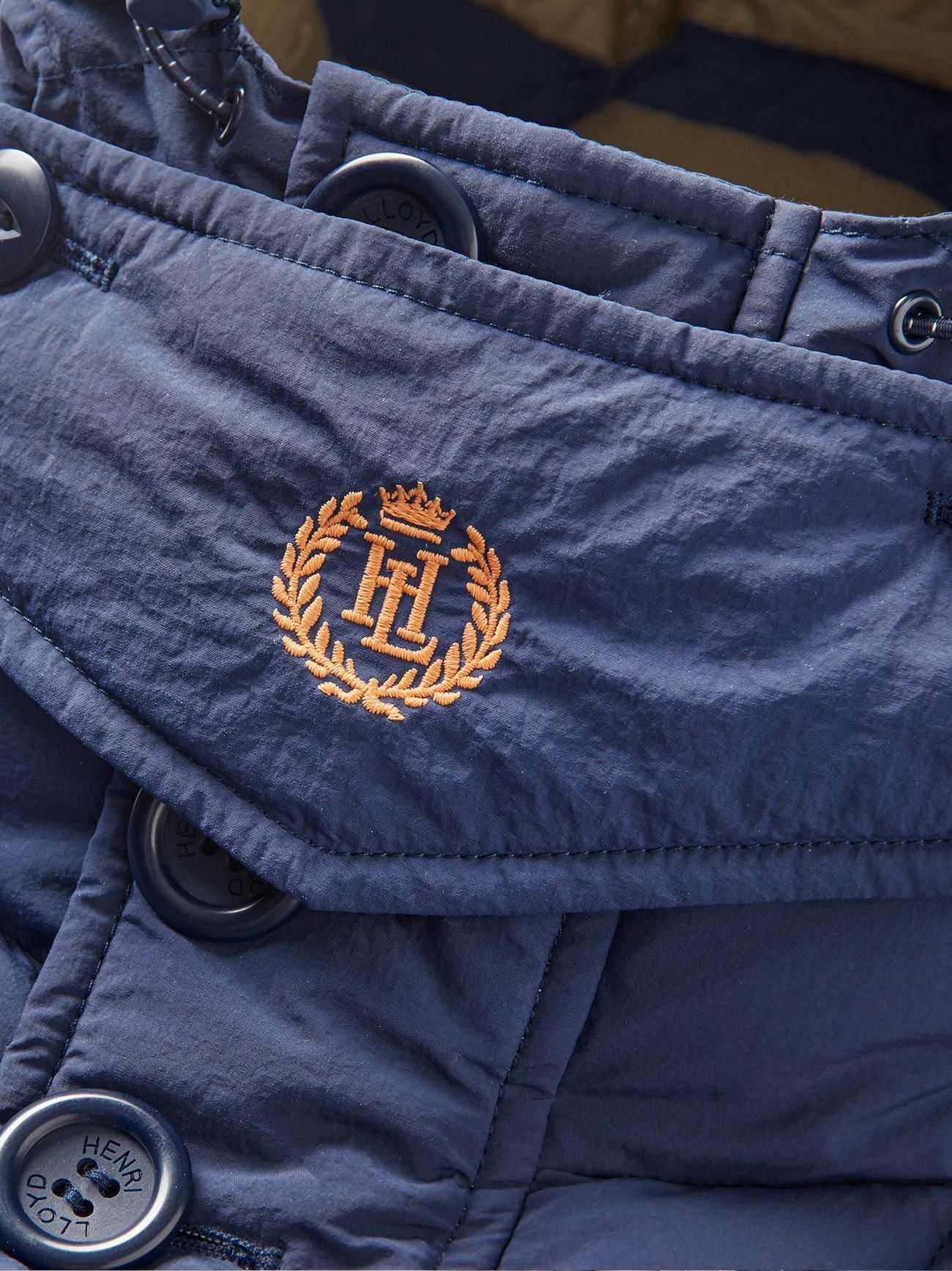 Henri Lloyd Mens Navy Blue Portland Insulated Jacket | Designerwear
