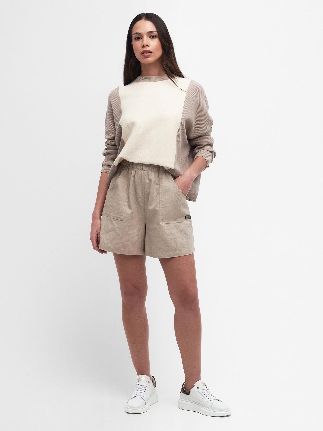 Barbour Womens Blanc Hamilton Jumper | Designerwear