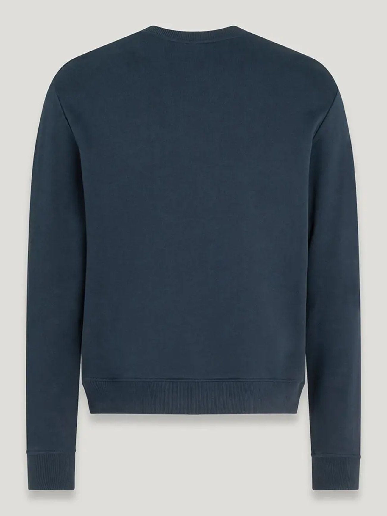 Belstaff Mens Deep Navy Box Logo Sweatshirt | Designerwear