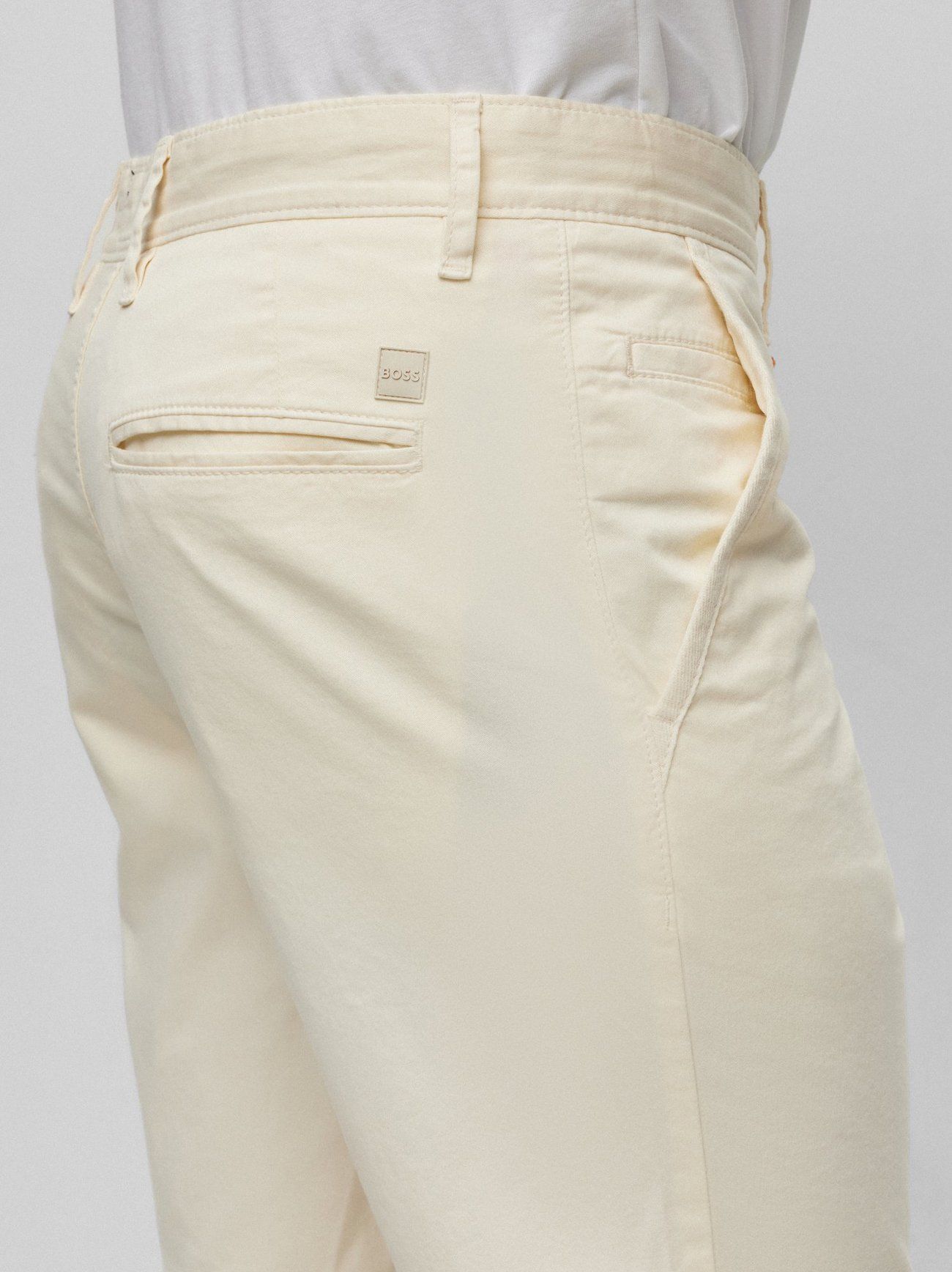 BOSS Light Beige Schino Slim Fit ST Shorts | Designerwear | Pay in 30 ...