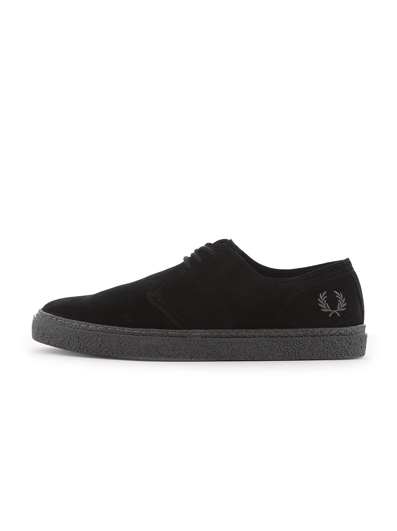 Fred Perry Mens Black Linden Suede Trainer | Designerwear | Signup for ...