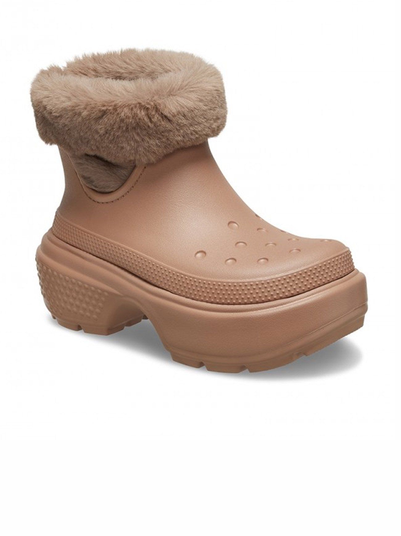 Crocs Womens Cork Stomp Lined Boot | Designerwear