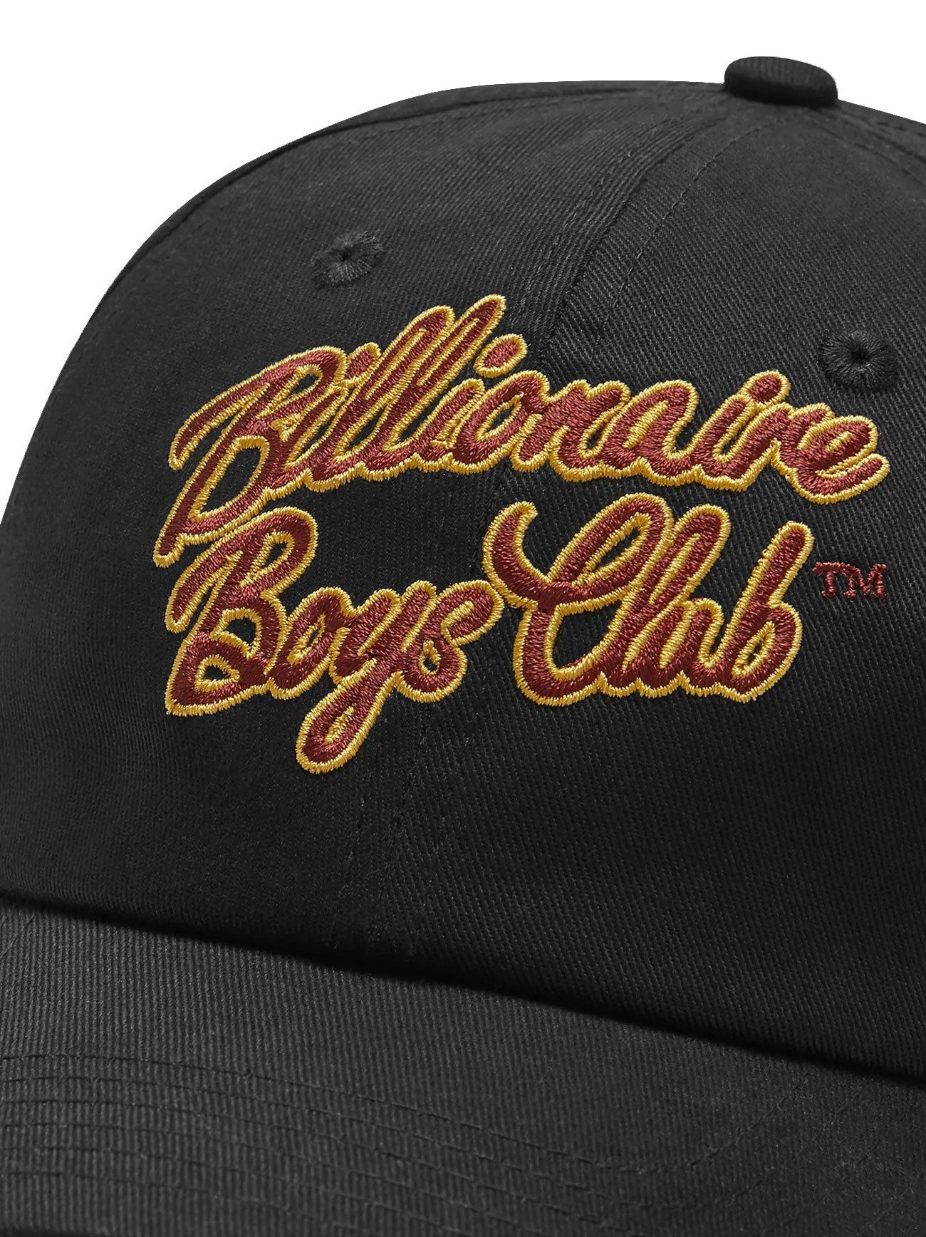 Billionaire Boys Club Mens Black Embroidered Script Logo Cap | Designerwear