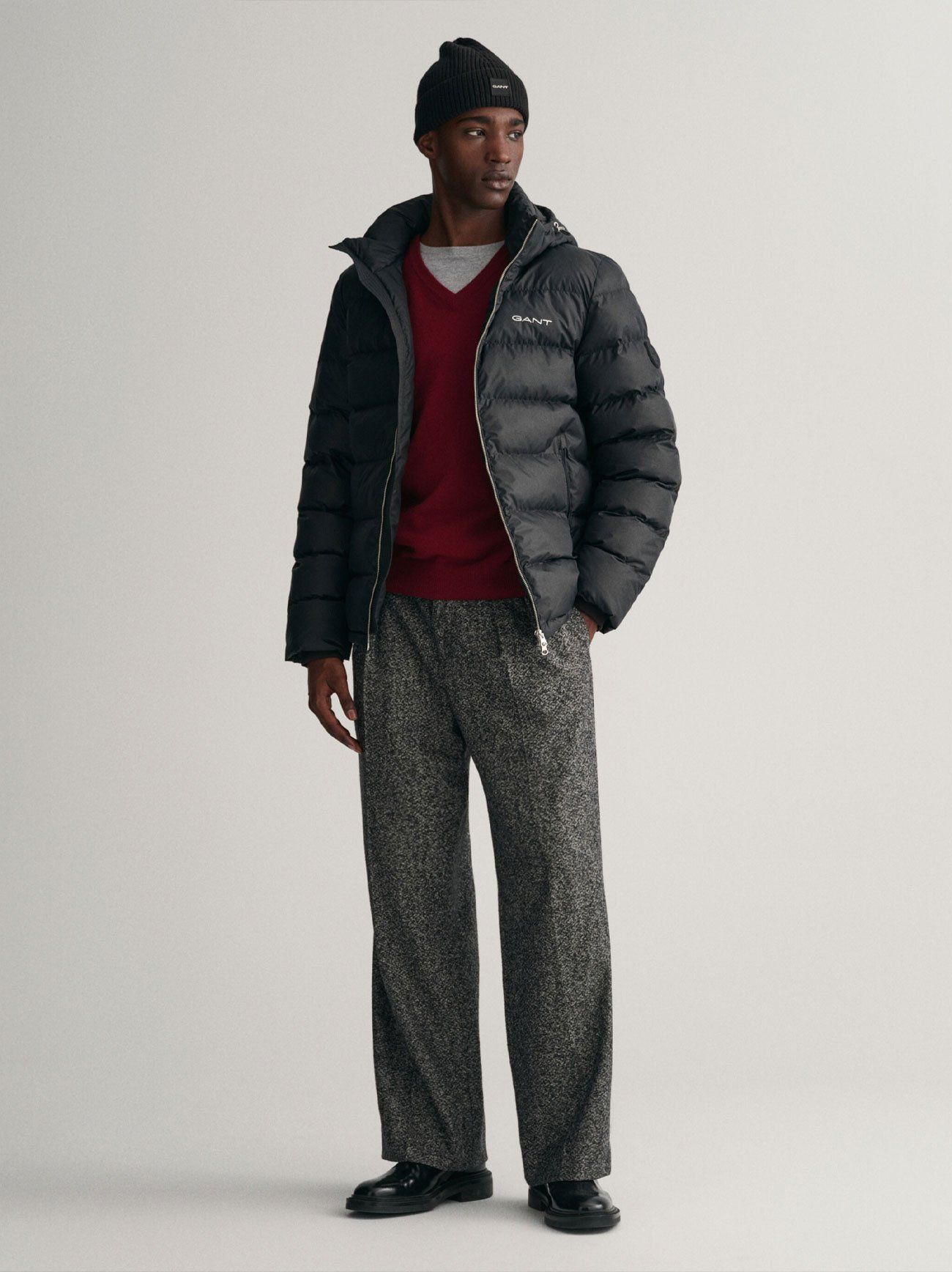 GANT Mens Black Active Cloud Jacket | Designerwear