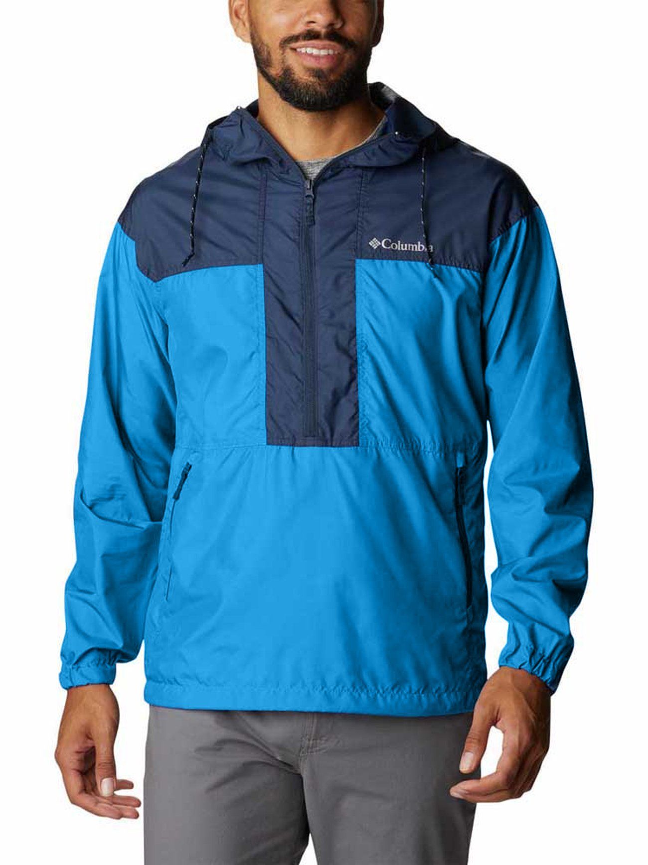 Columbia Compass Blue Flash Challenger Anorak Jacket | Designerwear ...