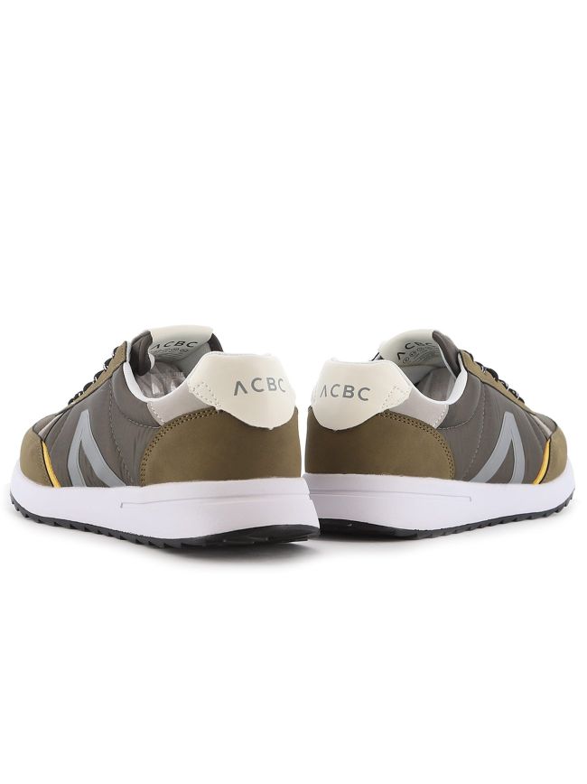 ACBC Mens Olive Green Eco Wear Trainer | Designerwear