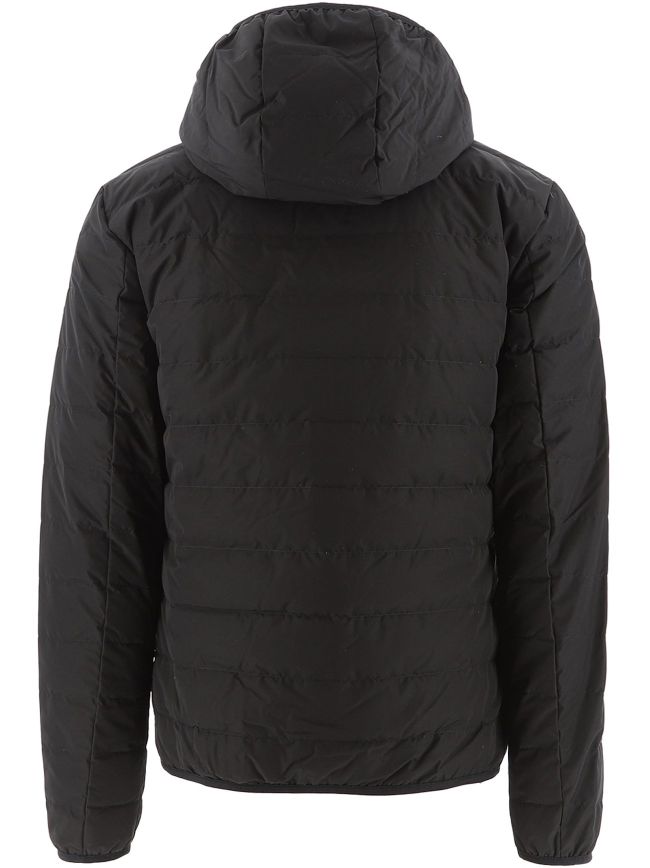 EA7 Black Fundamental Sporty Puffer Jacket | Designerwear | Split in Three with PayPal