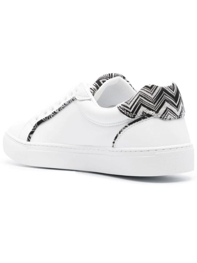 Missoni Womens White Stancap Trainer | Designerwear