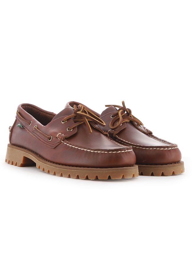 Sebago Brown Gum Ranger Waxy Shoe | Designerwear | Pay in 30 Days with ...