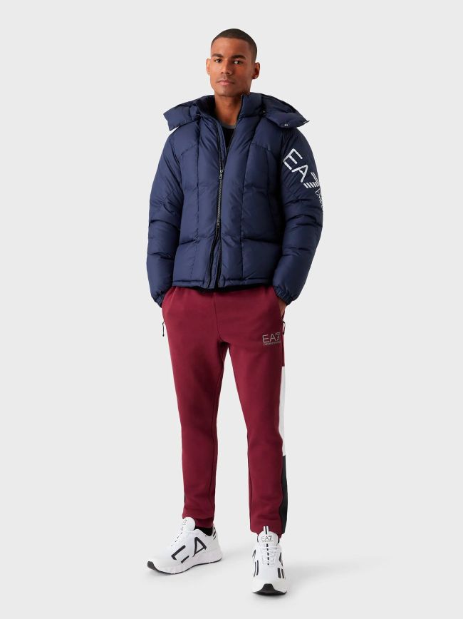 EA7 Navy Blue Puffer Jacket | Designerwear | Buy Now Pay Later Options ...