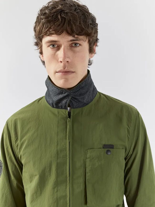 Pretty Green GREEN HEATON Overshirt | Designerwear | Split in Three ...