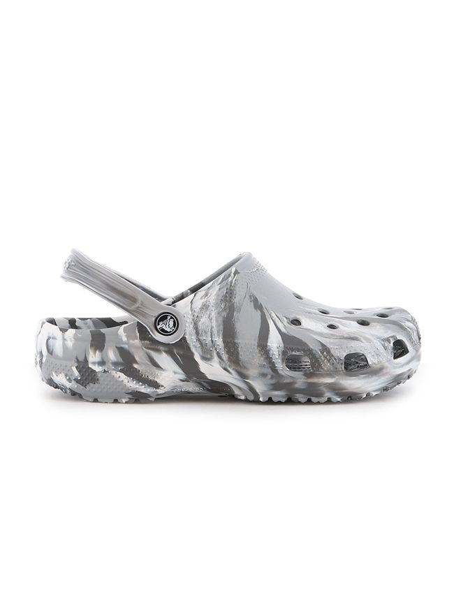 Crocs Light Grey Marbled Classic Clog | Designerwear | Hassle Free Returns