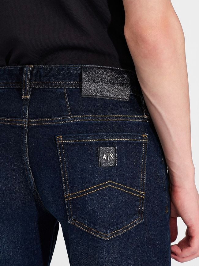 Armani Exchange Indigo Denim J14 Skinny Fit Jean | Designerwear | Next Day Delivery Available