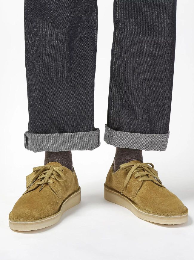 Clarks Originals Mens Green Coal London Shoe | Designerwear