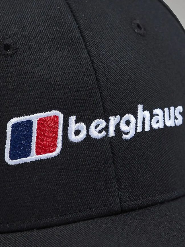 Berghaus Black Logo Recognition Cap | Designerwear | Hassle Free Returns
