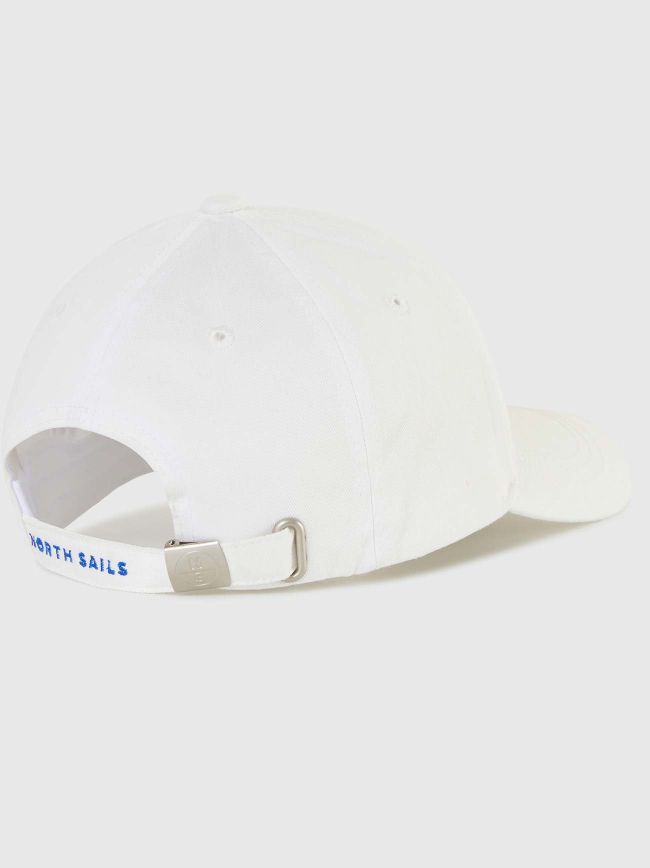 North Sails Mens White Baseball Cap | Designerwear