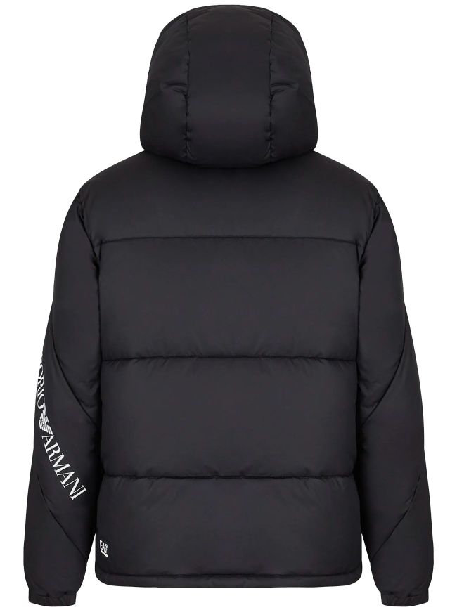 EA7 Black Puffer Jacket | Designerwear | Pay in 30 Days with Klarna