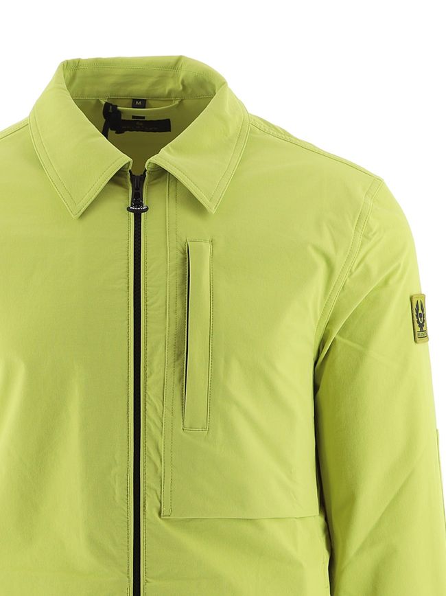 Belstaff Lime Yellow Grover Overshirt | Designerwear | Signup for an ...