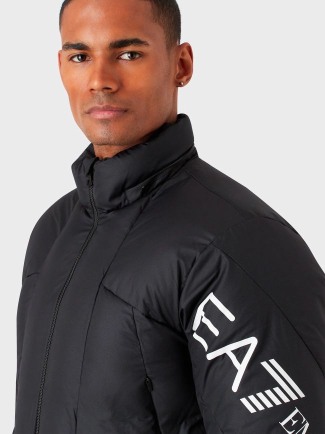 EA7 Black Puffer Jacket | Designerwear | Pay in 30 Days with Klarna