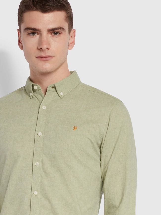 Farah Moss Green Steen Shirt | Designerwear | Signup for an Exclusive ...