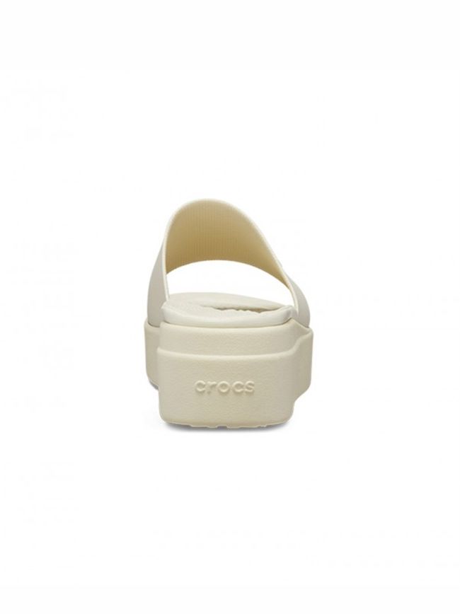 Crocs Womens Bone Brooklyn Slide | Designerwear