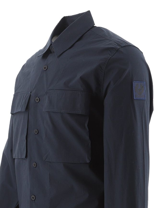 Belstaff Dark Ink Caster Shirt | Designerwear | Buy Now Pay Later ...