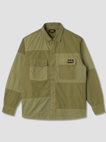 Stan Ray Mens Olive Poplin Mix CPO Shirt | Designerwear