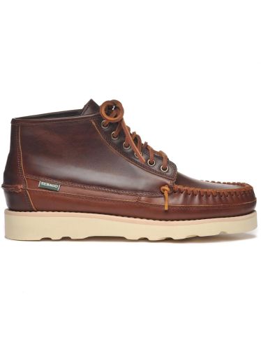 Sebago Mens Brown Cinnamon Seneca Mid Boot | Designerwear