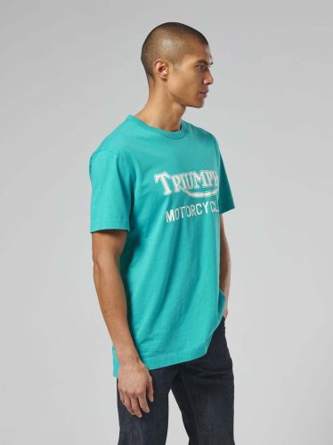 Triumph Mens Teal Barwell T-Shirt | Designerwear