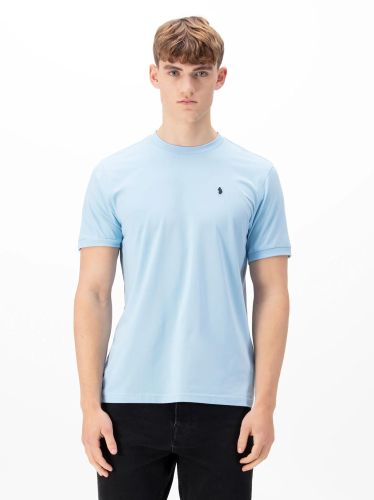 Luke 1977 Mens Sky Blue Shanghai T-Shirt | Designerwear