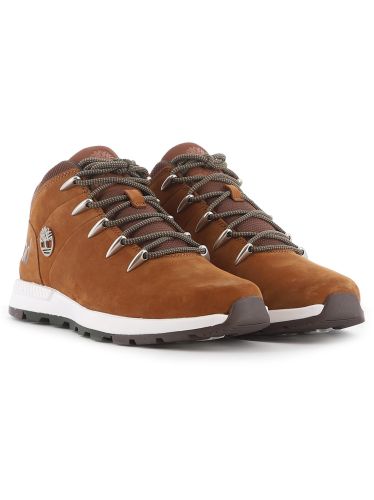 Timberland Mens Saddle Mid Lace-Up Trainer | Designerwear