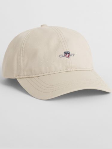 GANT Mens Putty Shield Logo Cotton Twill Cap | Designerwear