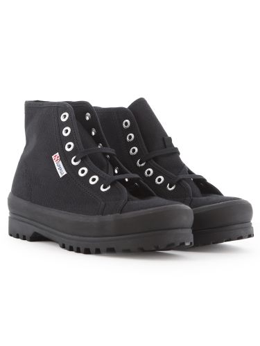 SUPERGA Black 2341 Cotu Alpina Boot | Designerwear | Buy Now Pay Later ...