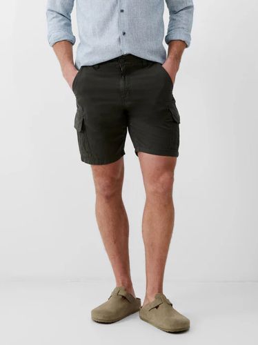 French Connection Mens Olive Ripstop Cargo Short | Designerwear