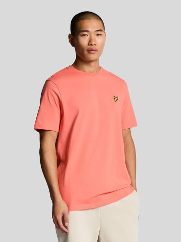 Lyle and Scott Mens Coral Stand Plain T-Shirt | Designerwear