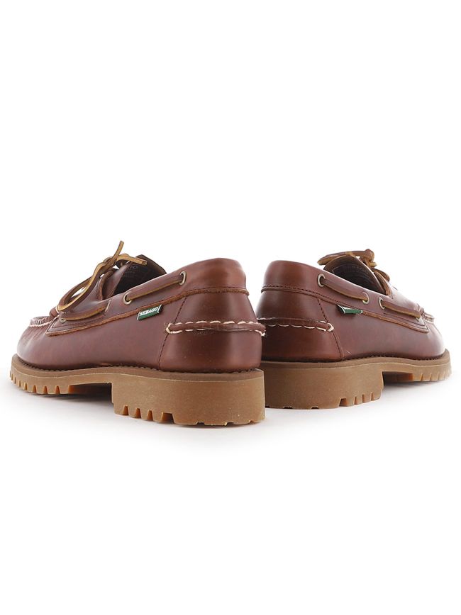 Sebago Brown Gum Ranger Waxy Shoe | Designerwear | Pay in 30 Days with ...