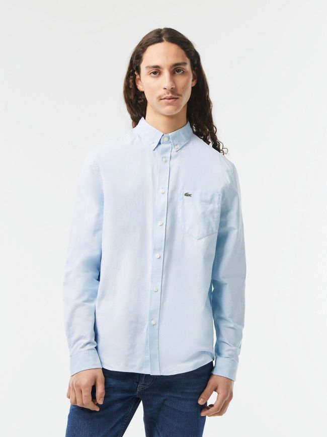 Lacoste Overview Long Sleeved Woven Shirt | Designerwear | Buy Now Pay ...