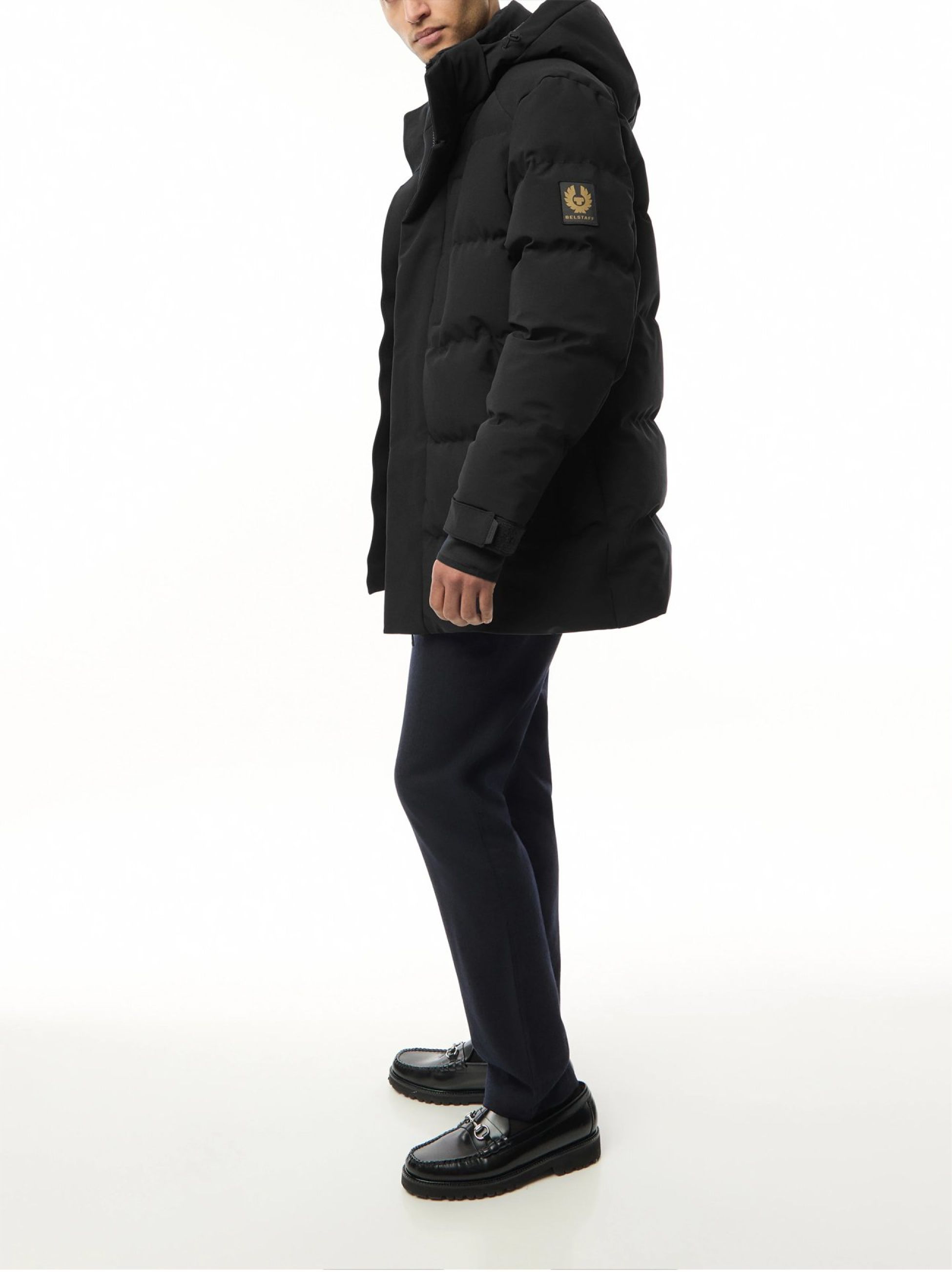 Belstaff Mens Black Pendulum Jacket | Designerwear