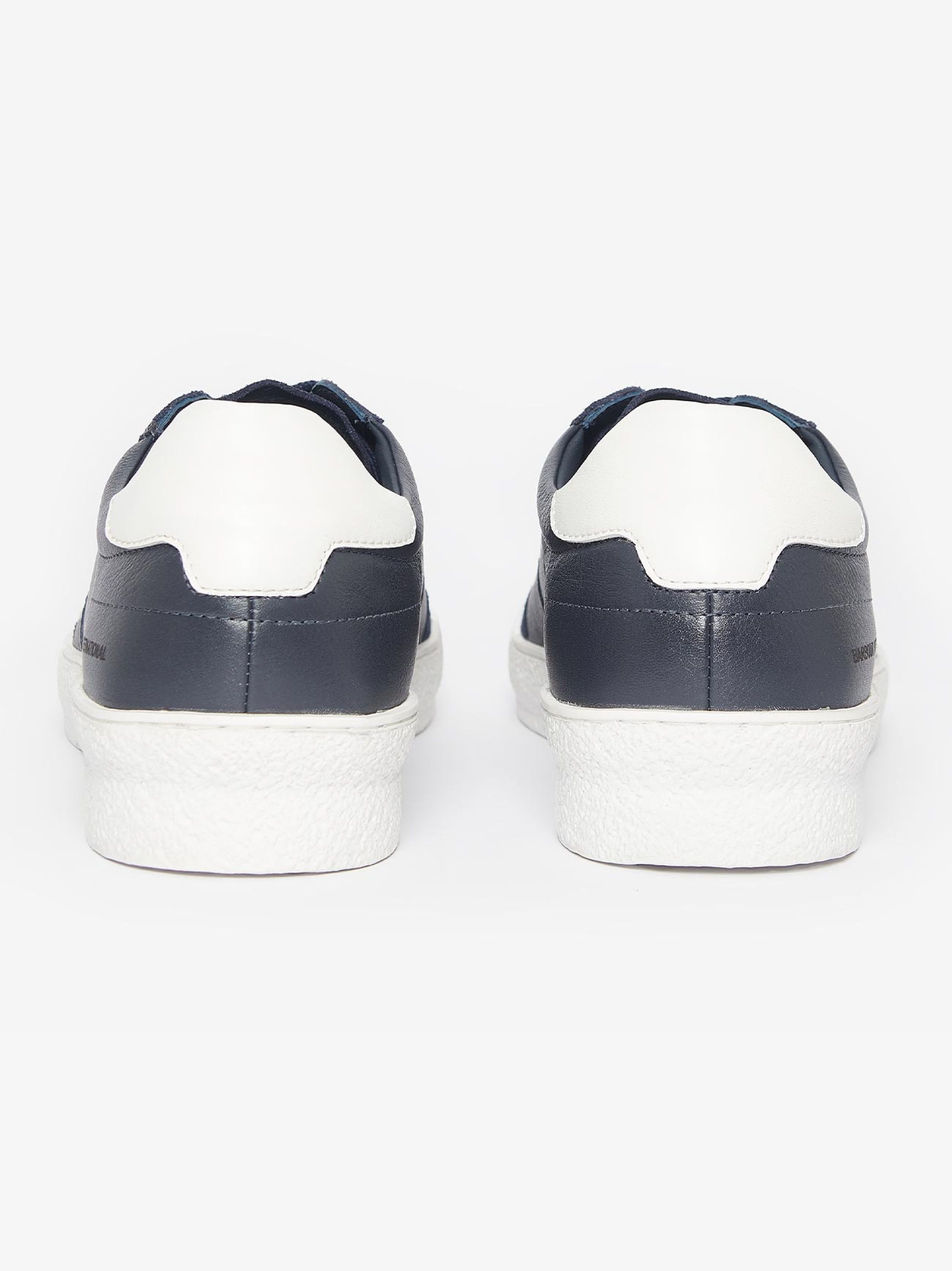 Barbour Mens Navy Suede Felix Trainer | Designerwear