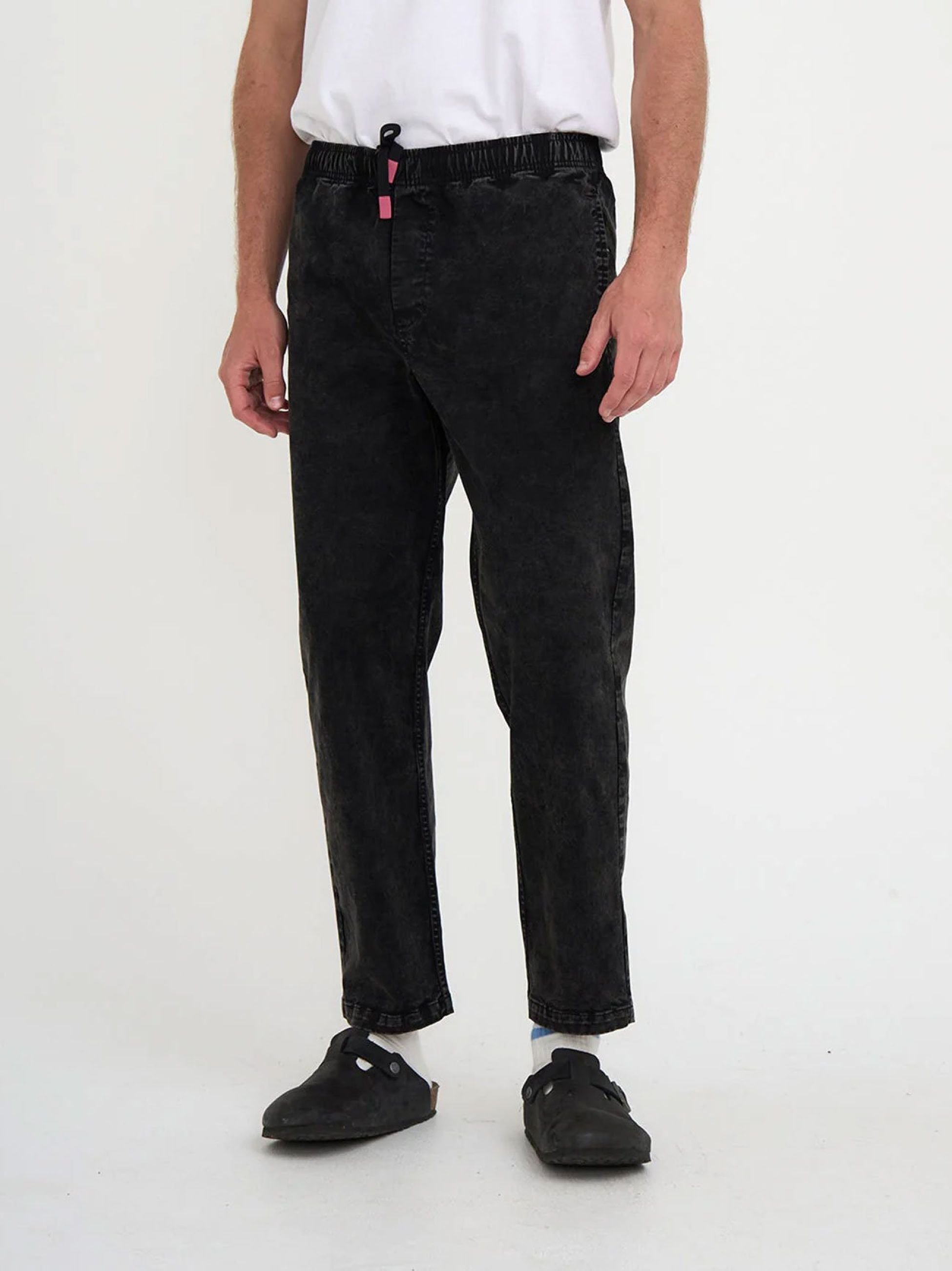 Deus Ex Machina Mens Anthracite Infinity Acid Beach Pant | Designerwear