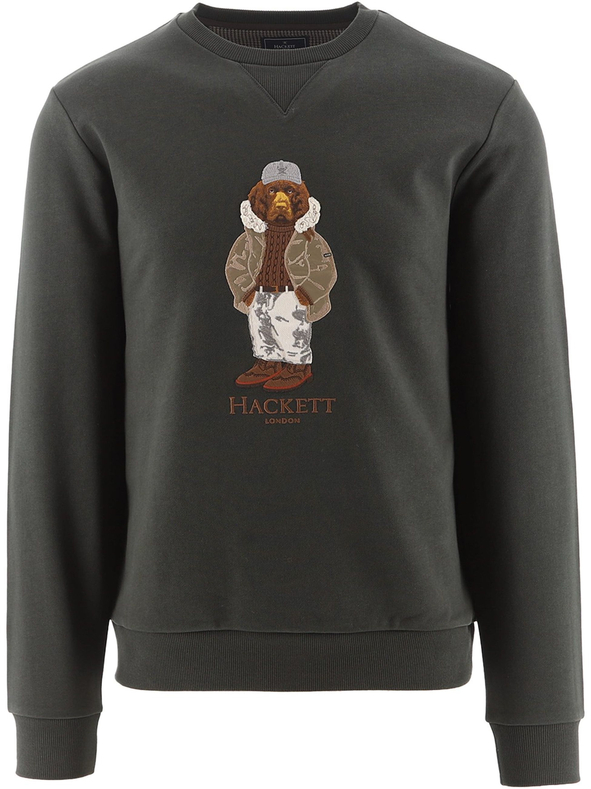 Hackett Peat Harry Logo Crew Sweatshirt | Designerwear | Next Day ...