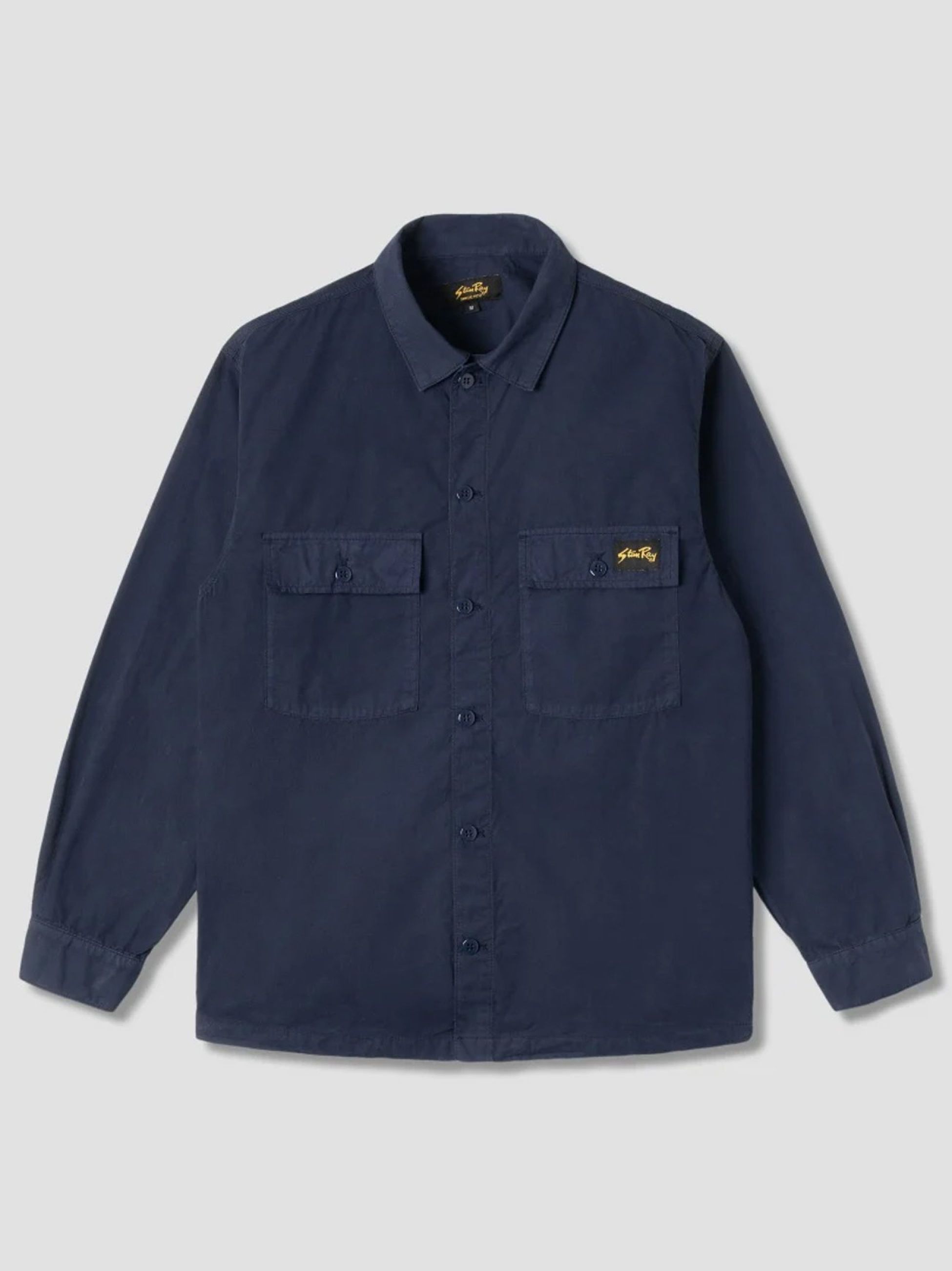Stan Ray Mens Navy Poplin CPO Shirt | Designerwear