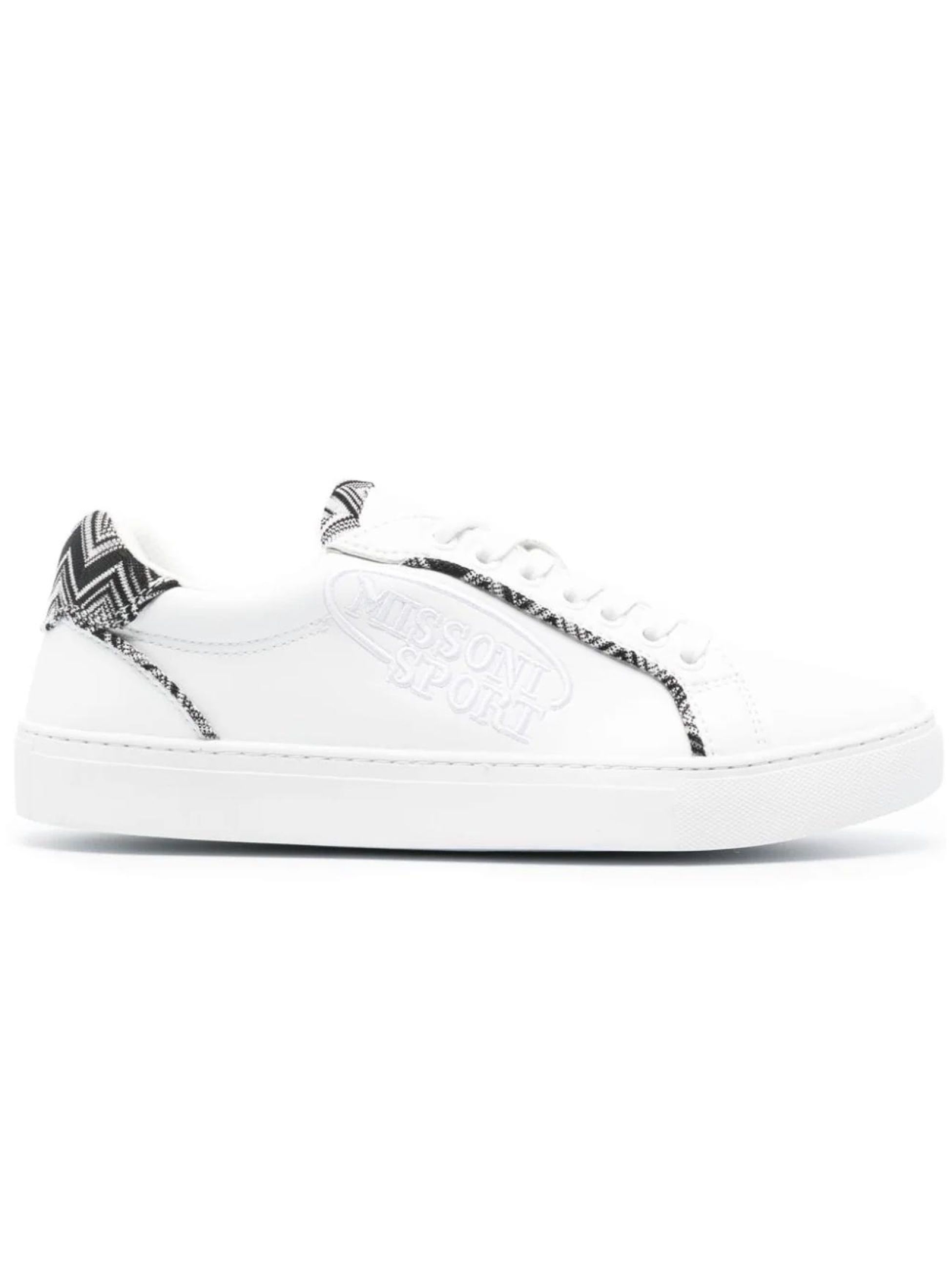 Missoni Womens White Stancap Trainer | Designerwear