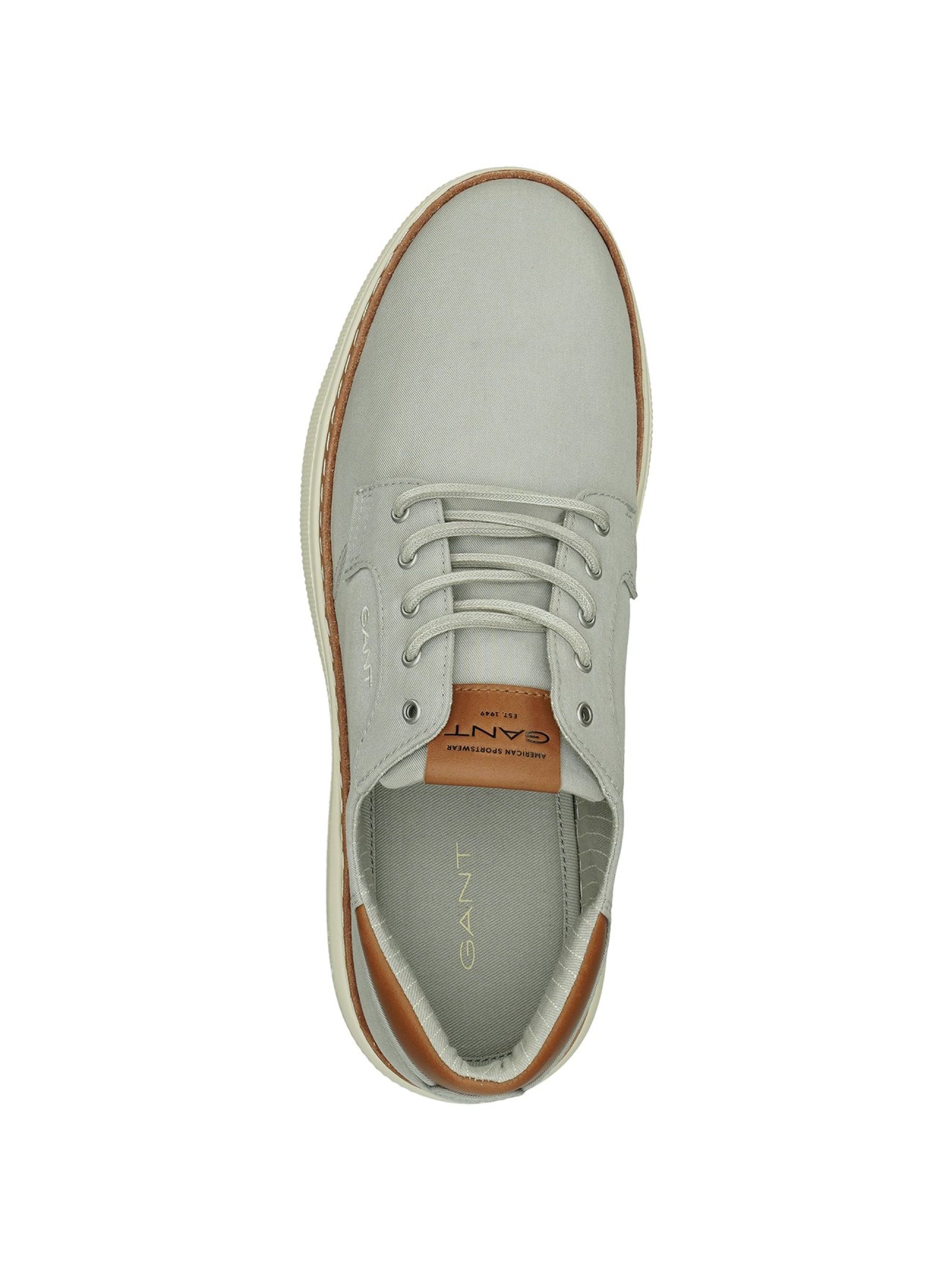GANT Mens Mid Grey San Prep Trainer | Designerwear