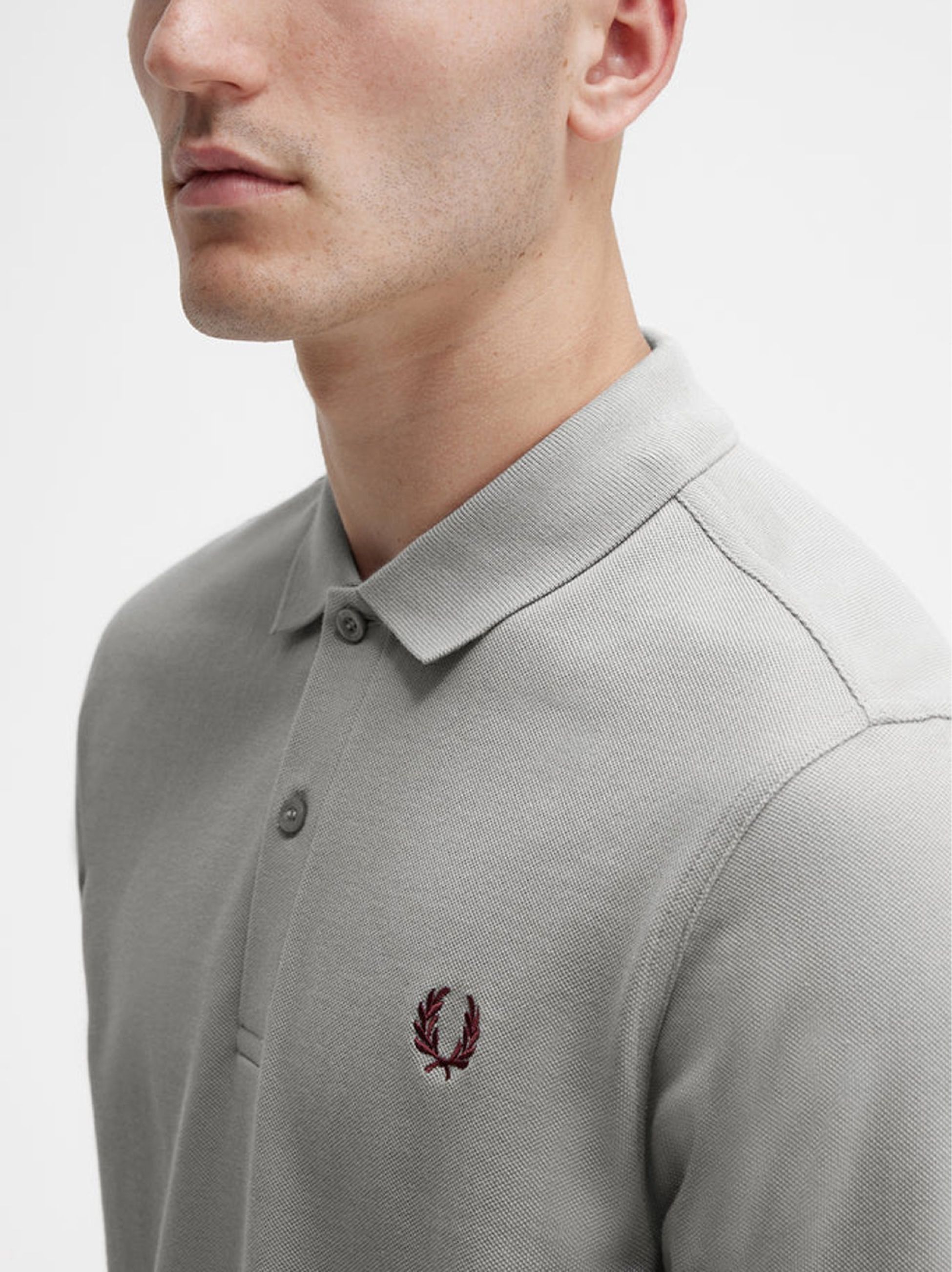 Fred Perry Mens Limestone Plain Polo Shirt | Designerwear | Klarna ...